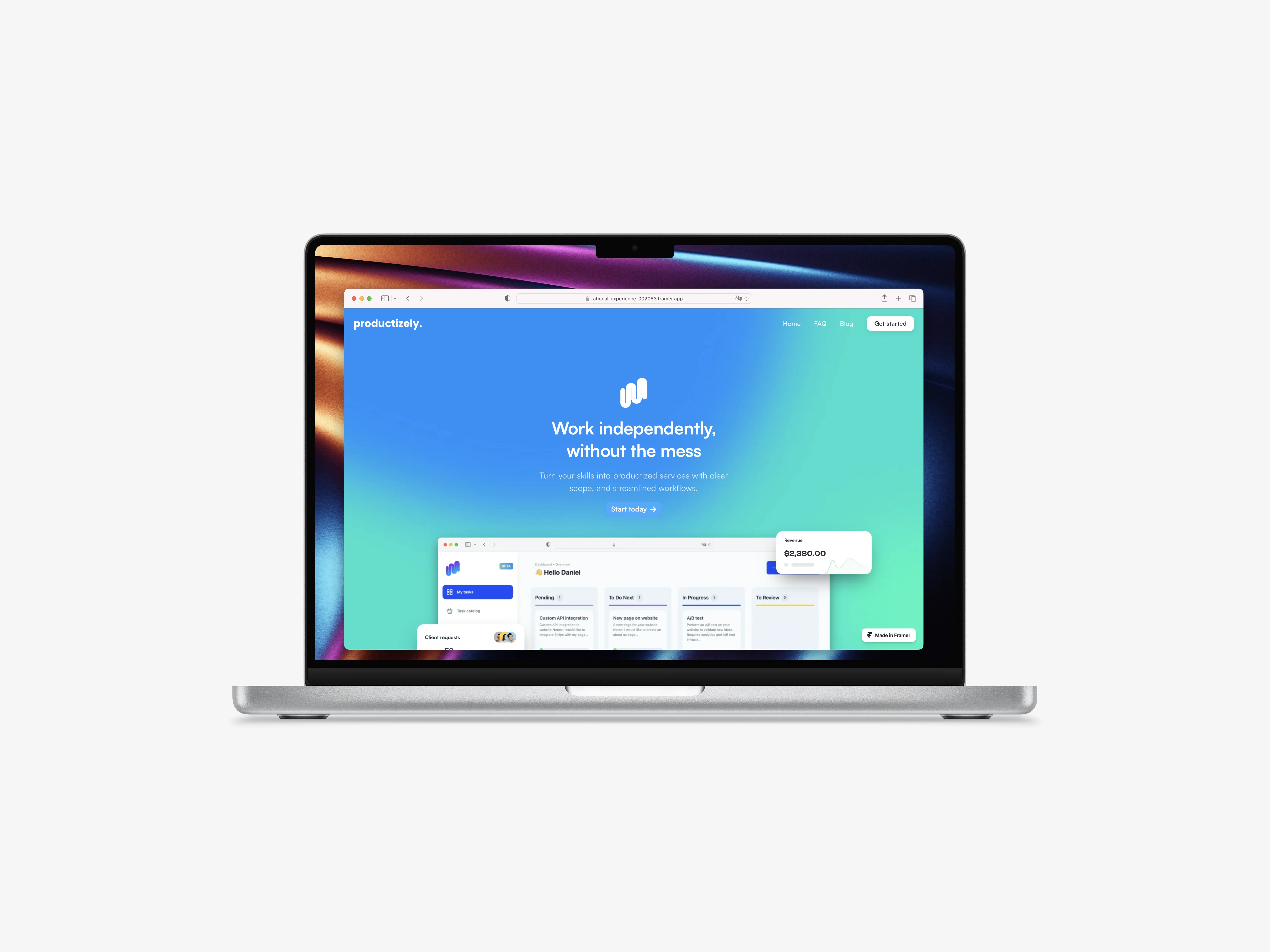 The Launch1 website package – Bobbles Portal